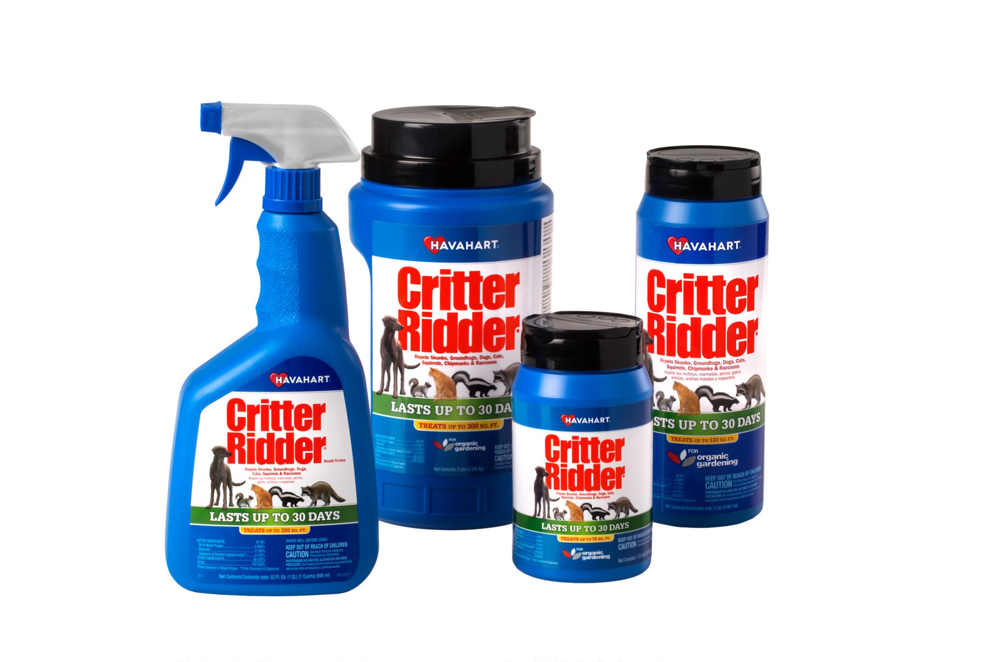 Our Product Family: Critter Ridder® Repellents - Havahart®